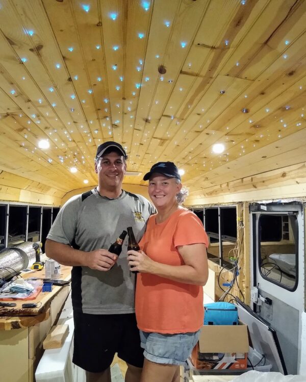 How To Create Your Skoolie Flooring - Skoolie Project